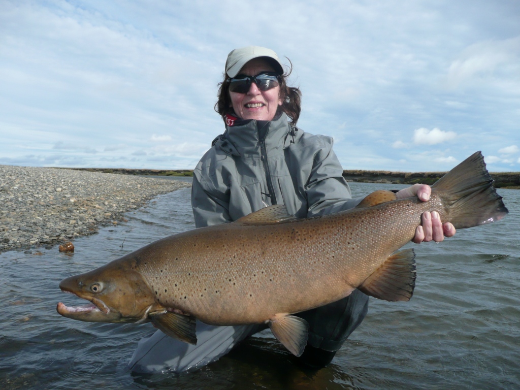 Best Sea Run Brown Trout Fishing in the world | Kau Tapen Lodge